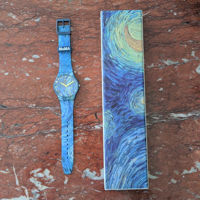 [BNIB] SWATCH x MoMA Collection (2021) Starry Night by Vincent Van Gogh ...