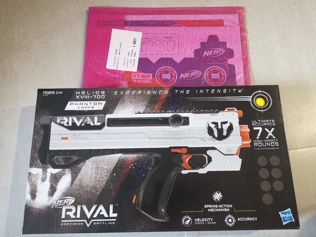 [Brand New] Nerf Rival Helios XVIII-700 Phantom Corps, Hobbies & Toys, Toys & Games on Carousell