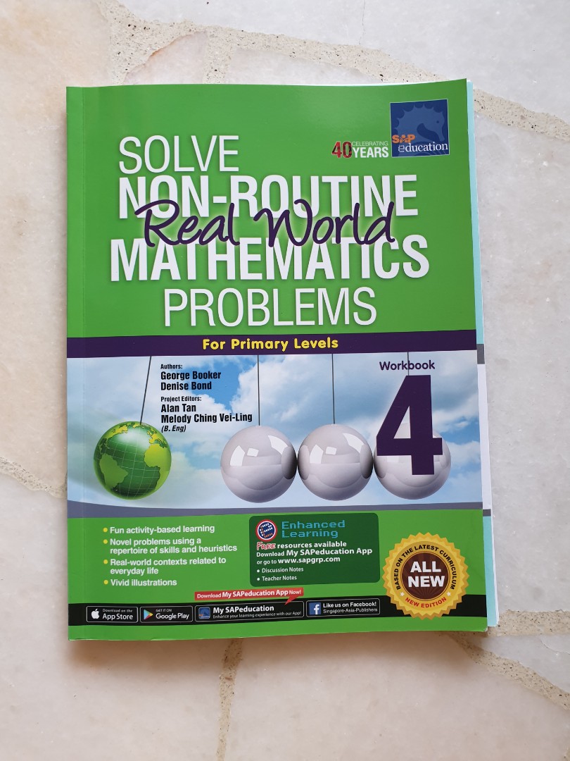 Brand new Primary 4 Solve Non Routine Real World Mathematics Problems ...