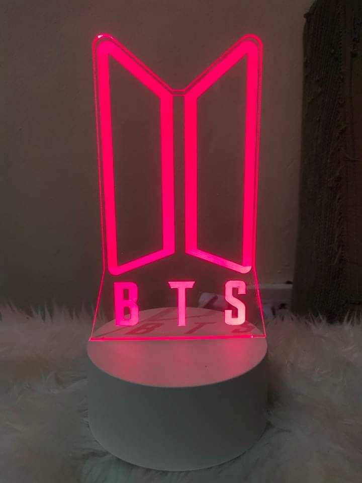 Bts Lamp, Furniture & Home Living, Lighting & Fans, Lighting on Carousell