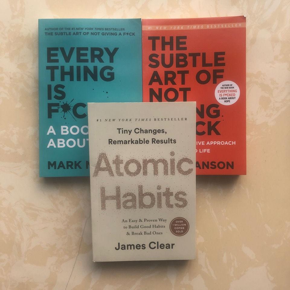[Bundle of 3] Atomic Habits + The Subtle Art of Not Giving a F*ck ...