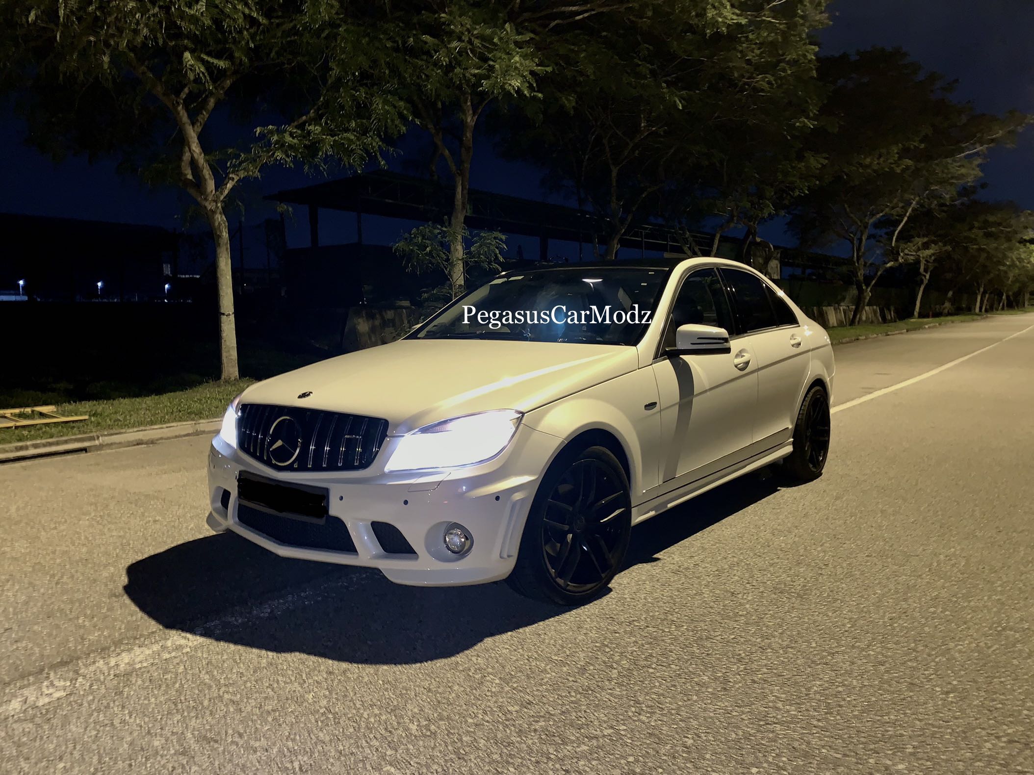 C63 AMG BODYKIT FOR MERCEDES W204 C CLASS PRE FACELIFT, Car Accessories ...