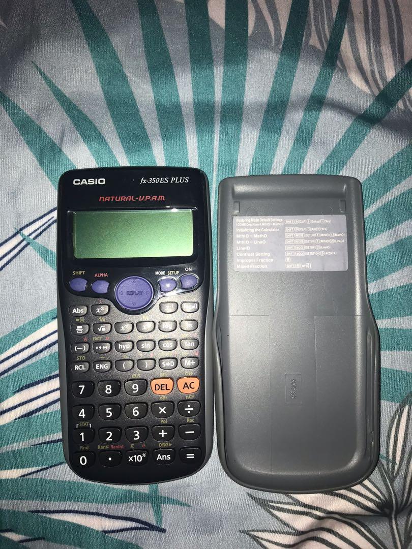 CASIO fx-350 ES PLUS Scientific Calculator, Hobbies & Toys, Stationary ...