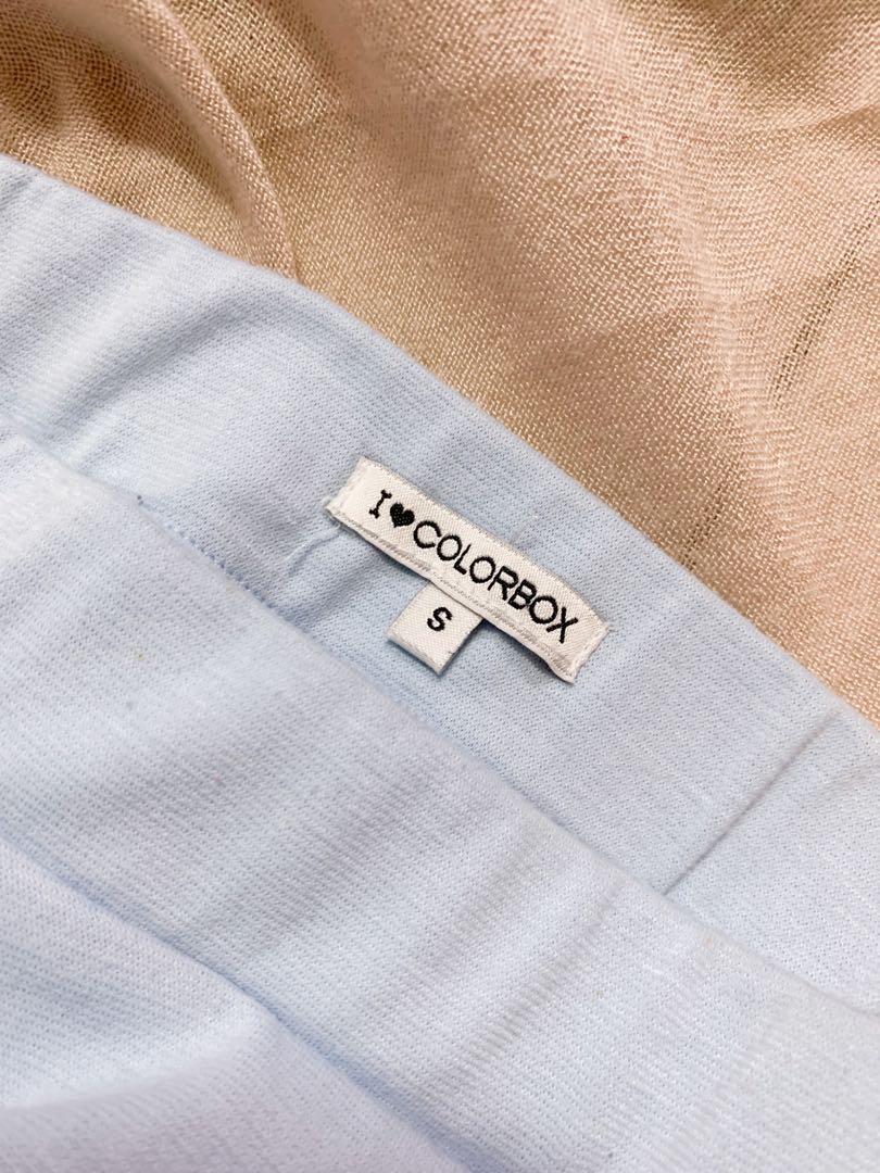 Colorbox Baby Blue Skirt, Fesyen Wanita, Pakaian Wanita, Gaun & Rok di ...