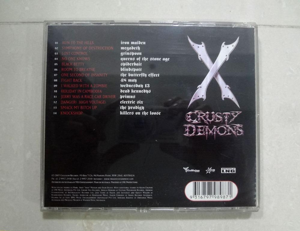 Crusty Demons CD A Decade Of Dirt Iron Maiden Megadeth etc, Hobbies ...