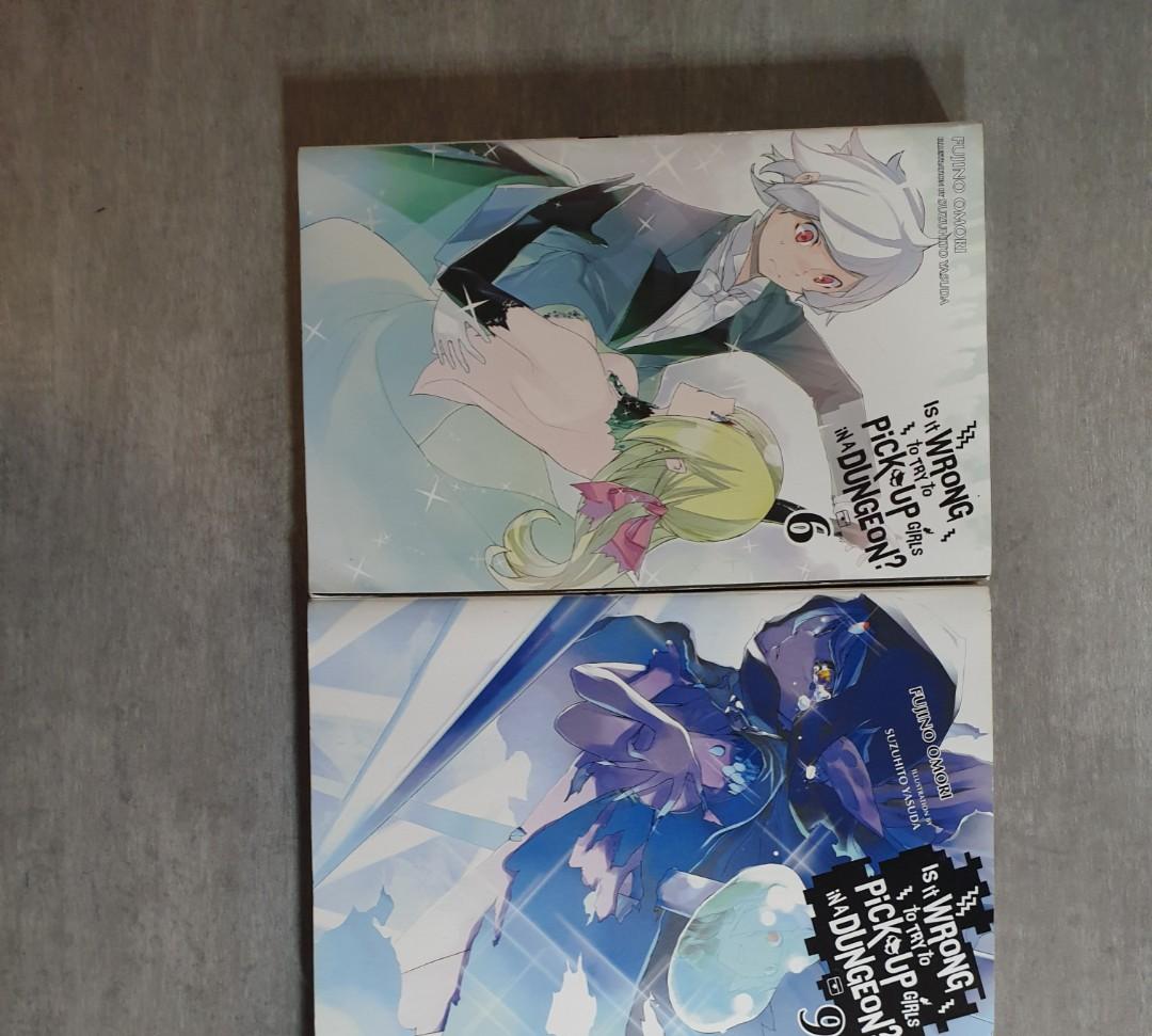 Danmachi Light Novel Book 6 & 9, Hobbies & Toys, Books & Magazines ...