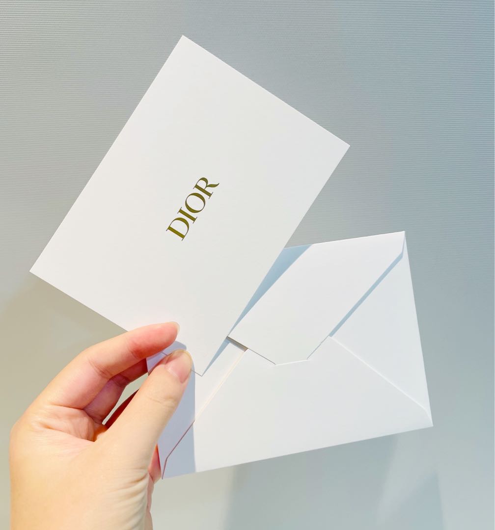 Dior classic greeting card, Hobbies & Toys, Stationery & Craft, Other ...
