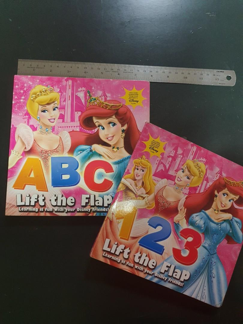 DISNEY Princess ABC 123 Board books for children, Hobbies & Toys, Books ...