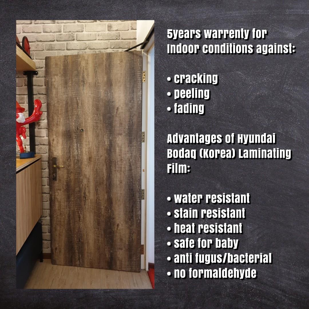 MainDoor, Door and Frame Relamination: Full door wrap/ rewrap with ...