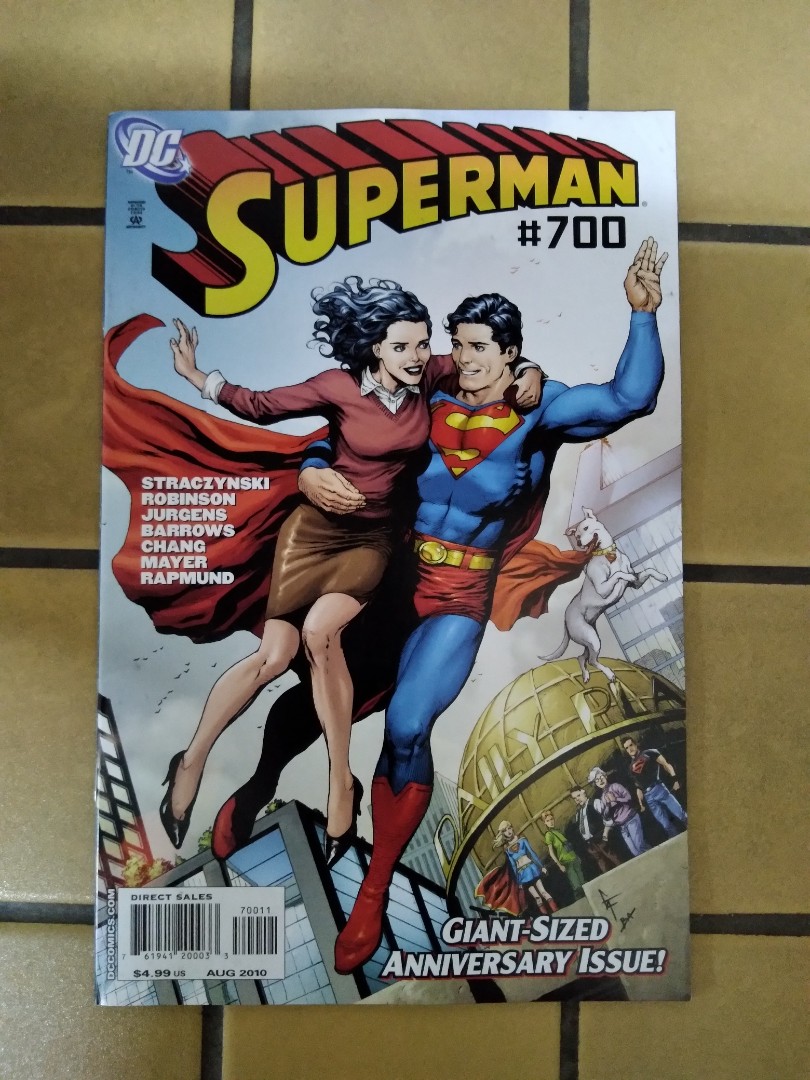Error Printing ! Superman #700 ( Frank Cho - Cover Art ) DC Comics ...