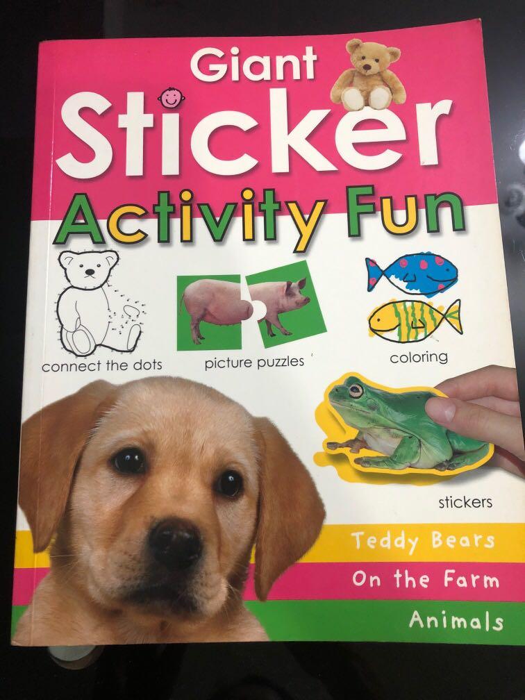 Giant Sticker Activity Fun book (priddy books for little people ...