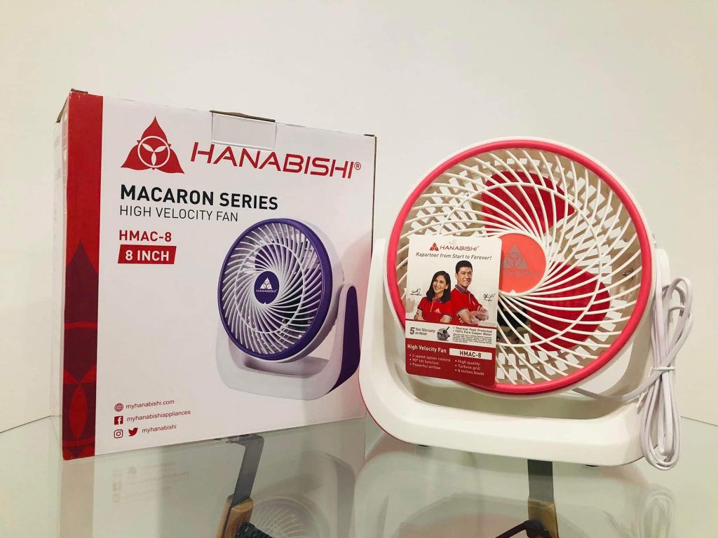 Hanabishi Mini Desk Fan, Furniture & Home Living, Lighting & Fans, Fans ...