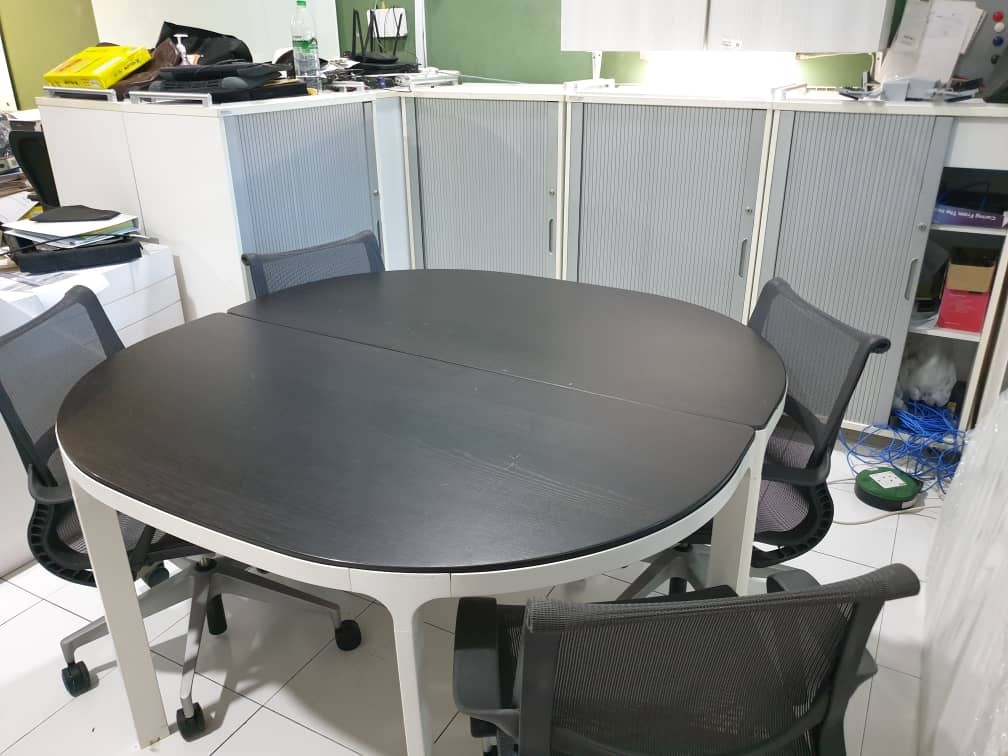 Ikea bekant conference table, Furniture & Home Living, Furniture ...