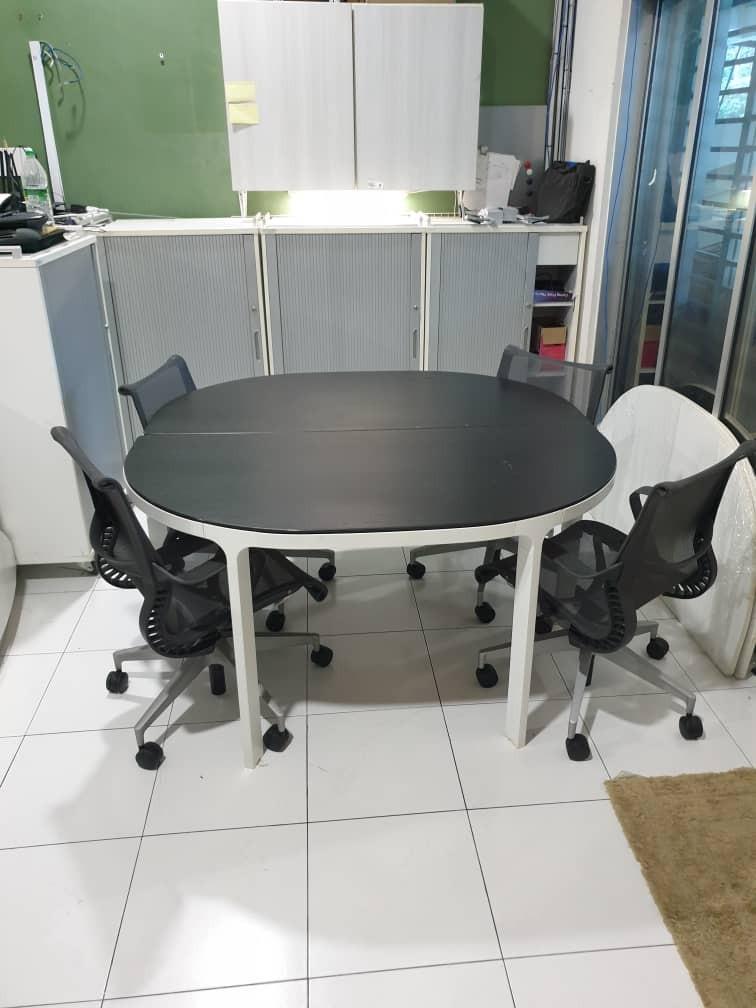 Ikea bekant conference table, Furniture & Home Living, Furniture ...