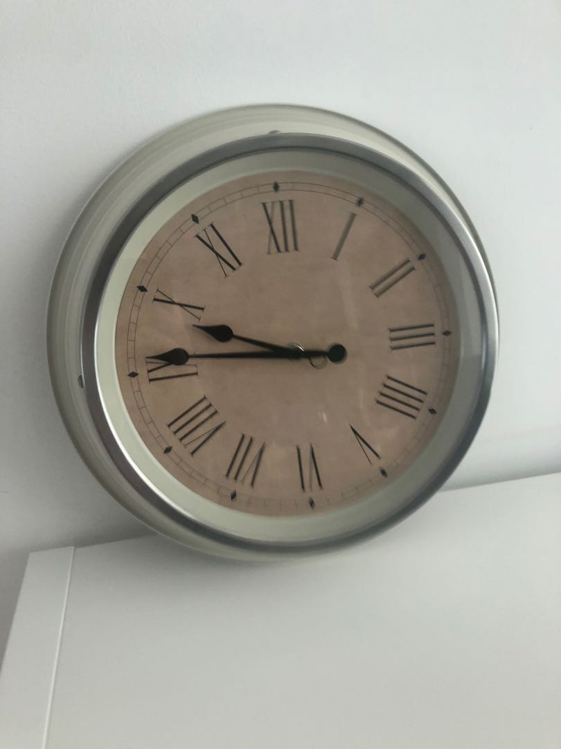 IKEA Clock, Furniture & Home Living, Home Decor, Clocks on Carousell