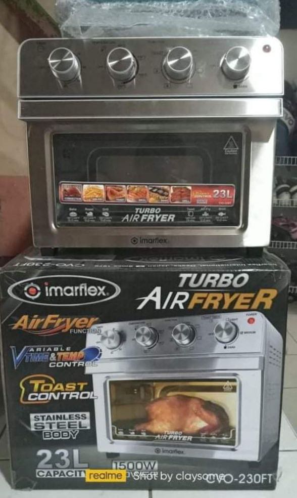 Imarflex Turbo Air Fryer 23L, TV & Home Appliances, Kitchen Appliances ...