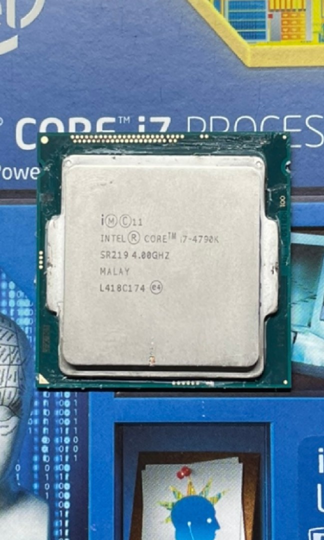 Intel core i7-4790K 4C/8T CPU, Computers & Tech, Parts & Accessories ...