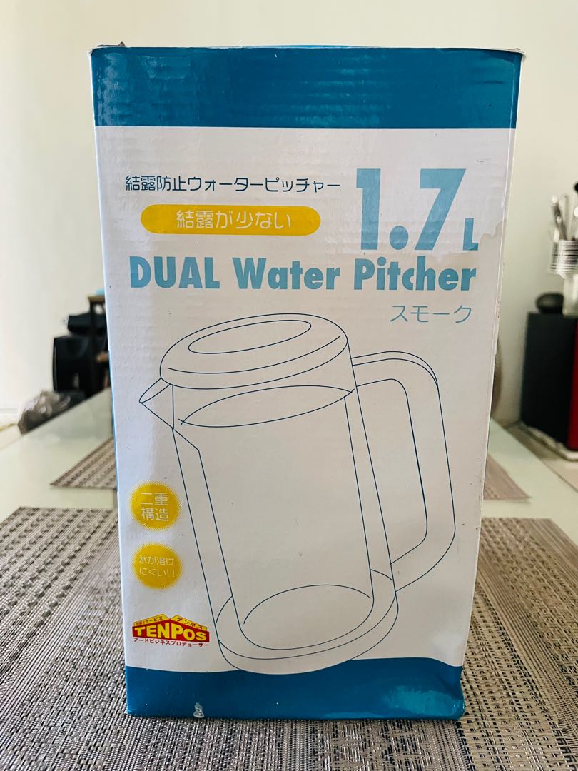 Japanese Double Wall Dual Water Pitcher, Furniture & Home Living ...