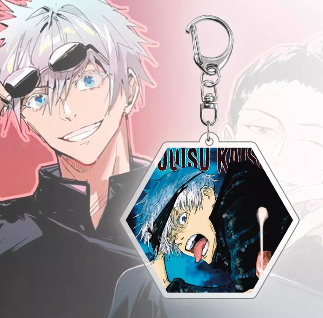 Jujutsu Kaisen Gojo Satoru Keychain, Hobbies & Toys, Memorabilia ...