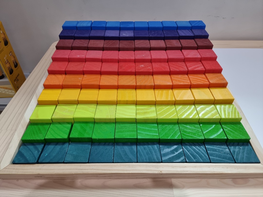 Large Stepped Counting Blocks Hobbies And Toys Toys And Games On Carousell