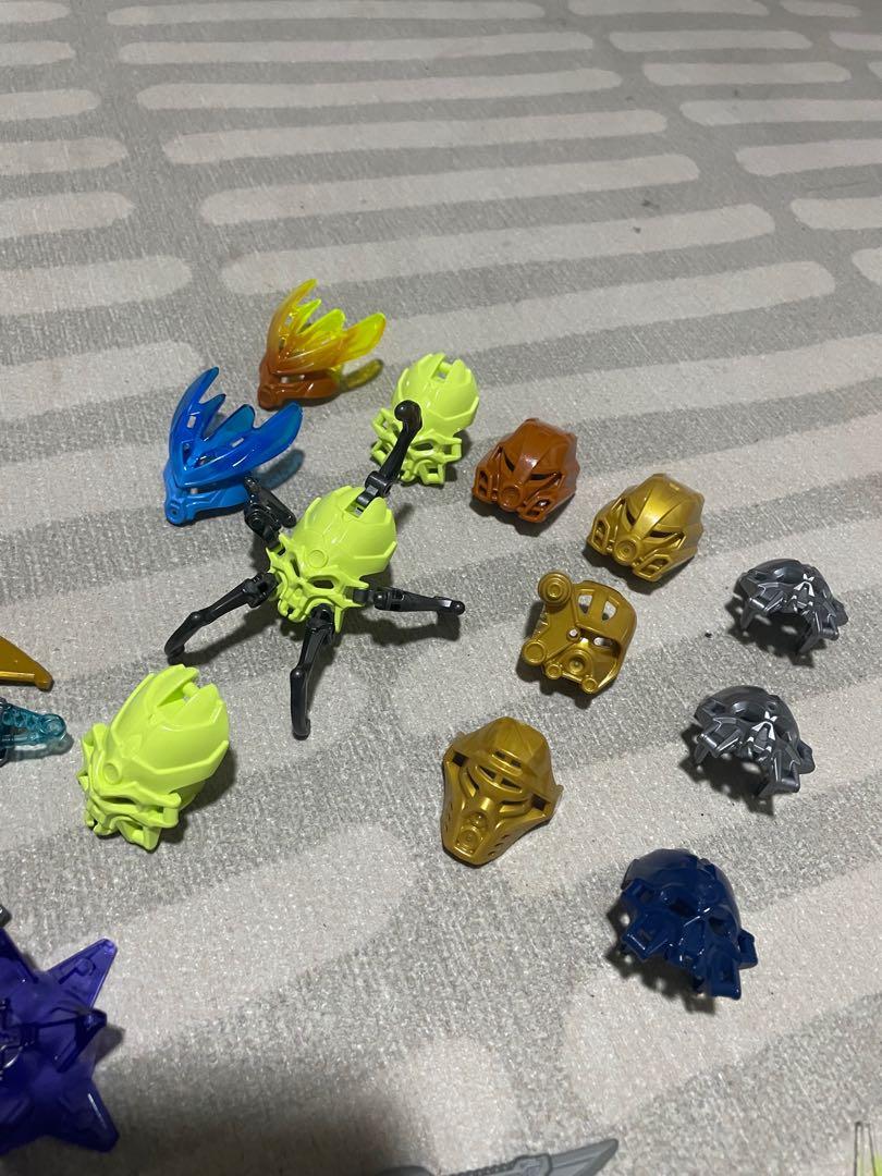 Lego Bionicle Series and spare parts; 15 helmets, Hobbies & Toys, Toys ...