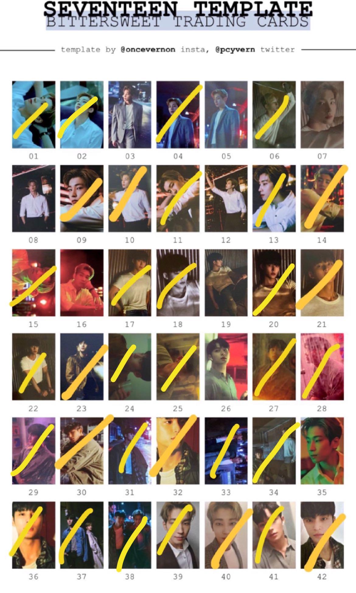 LF/ WTB minwon bittersweet trading cards, Hobbies & Toys, Memorabilia ...