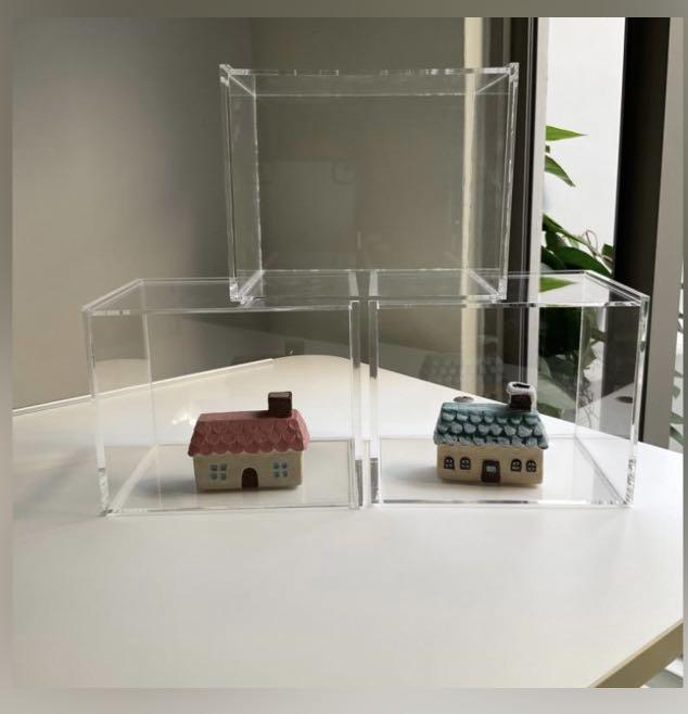{LIKE NEW} MUJI Stackable Acrylic Box x 3 units, Furniture & Home ...