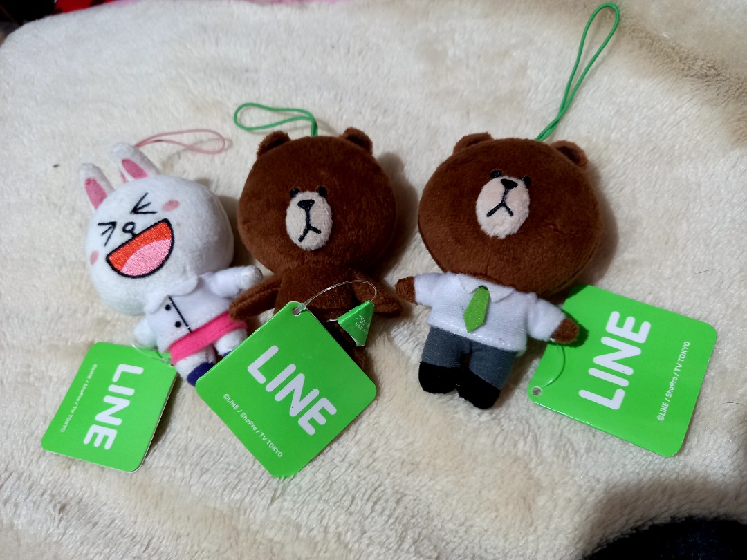 Line Friends Mini Plushies, Hobbies & Toys, Toys & Games on Carousell