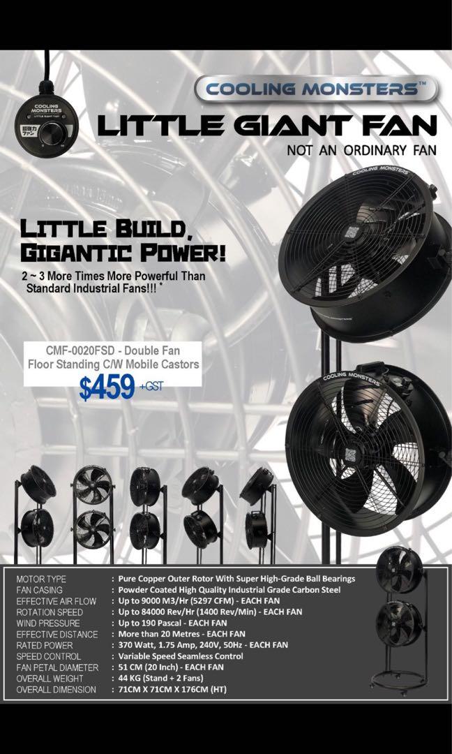 Little Giant Fan (super powerful fan), Furniture & Home Living ...