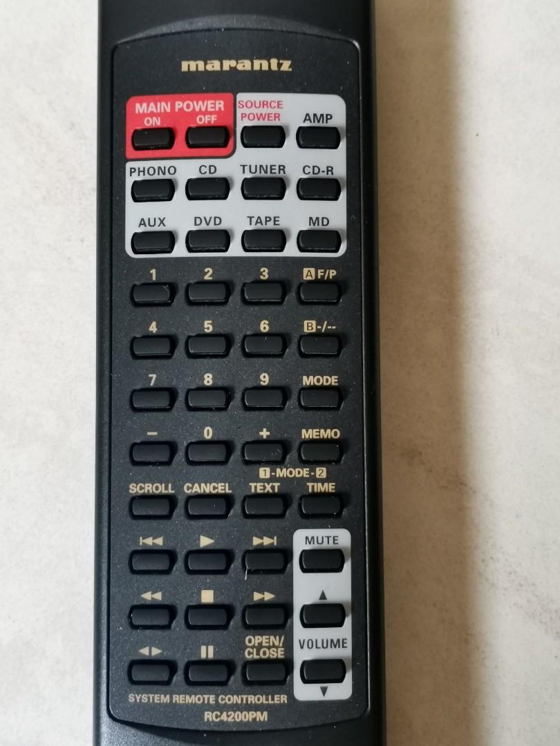 Marantz remote control for amplifier& CD PLAYER, Audio, Soundbars ...