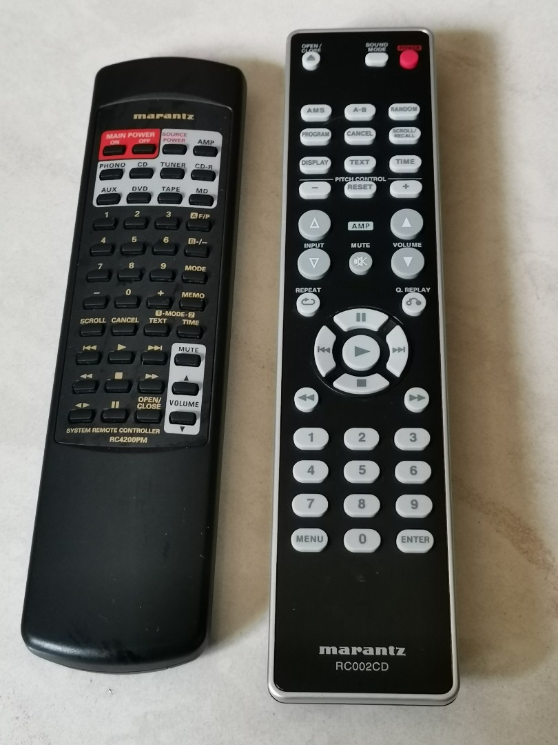 Marantz remote control for amplifier& CD PLAYER, Audio, Soundbars ...