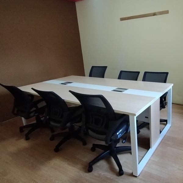 Meja Rapat dan 6 kursi Meja Kerja Meja Kantor Meja Meeting UNO ...