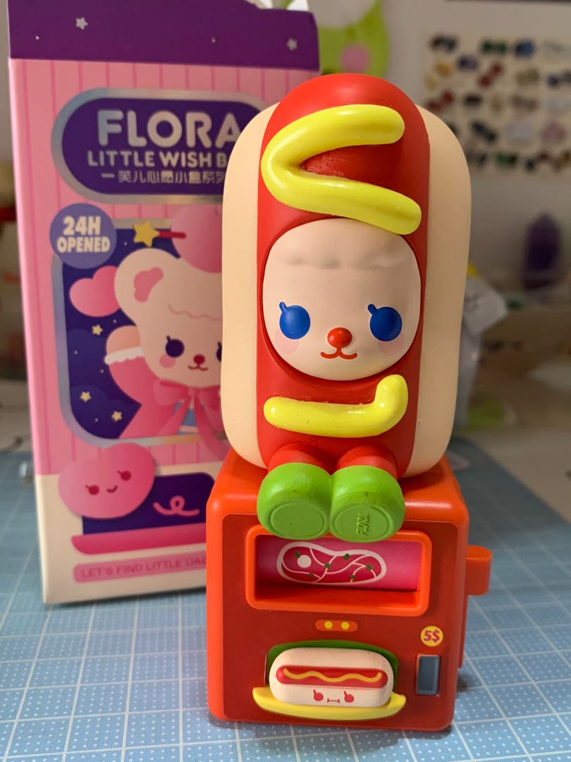 miniso wonteddy flora little wish box sausage figurine sonny angel ...