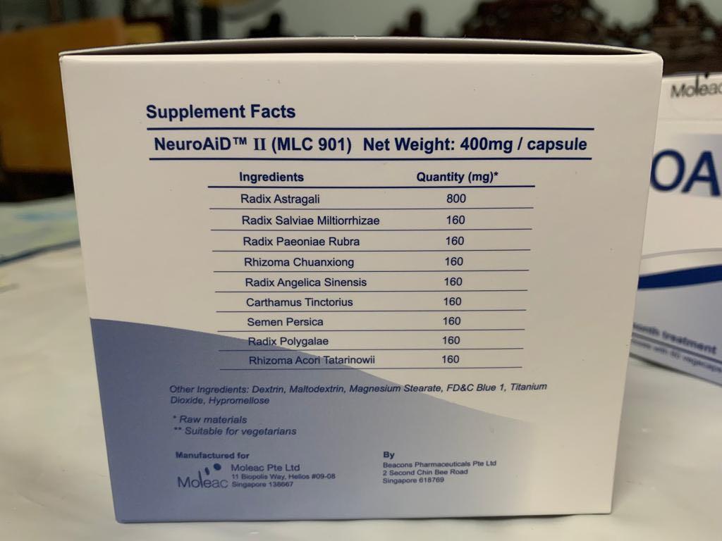 Neuroaid II, Health & Nutrition, Health Supplements, Vitamins ...