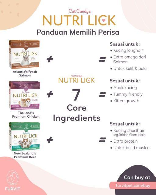 Nutrilick Premium Cat Supplement-Beef Flavour by Johan & His Cats, Pet ...