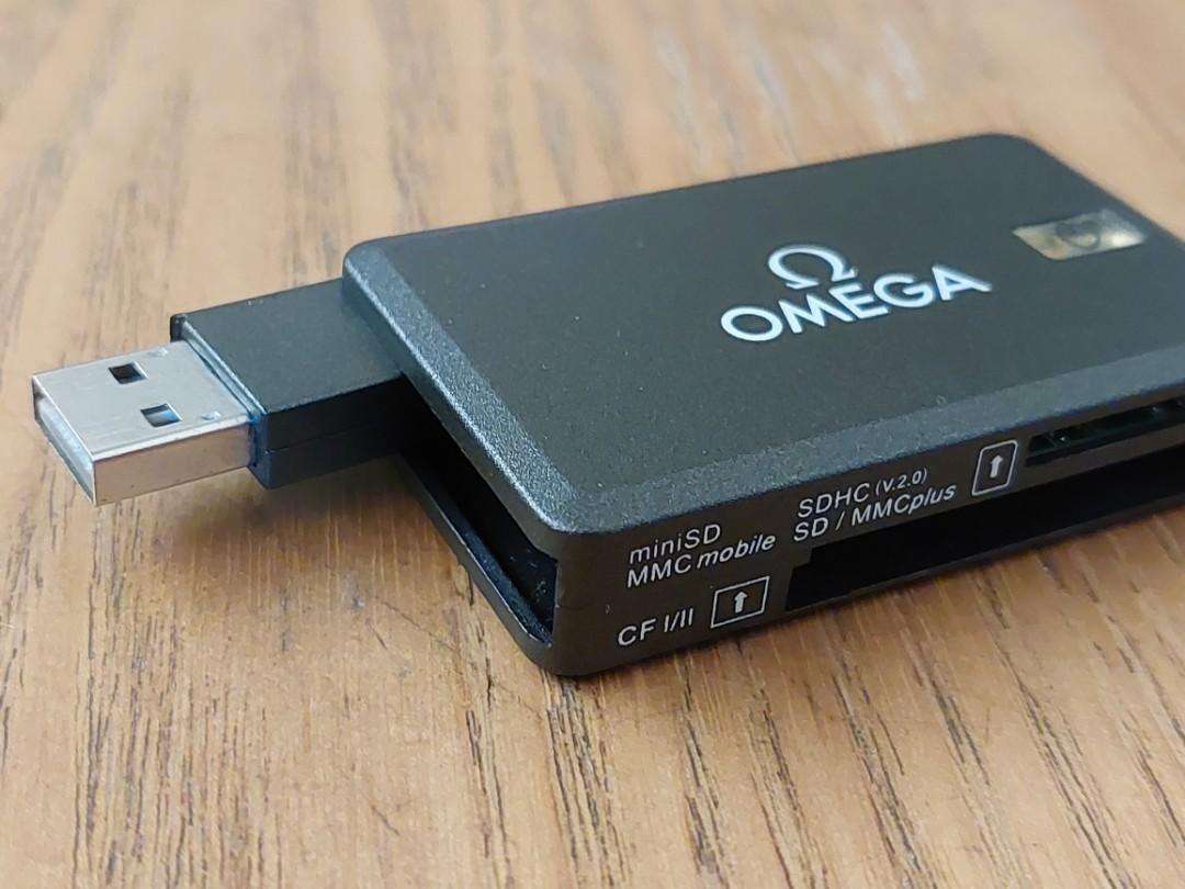 OMEGA card reader, 電腦＆科技, 電腦周邊及配件, 電腦周邊產品 on Carousell