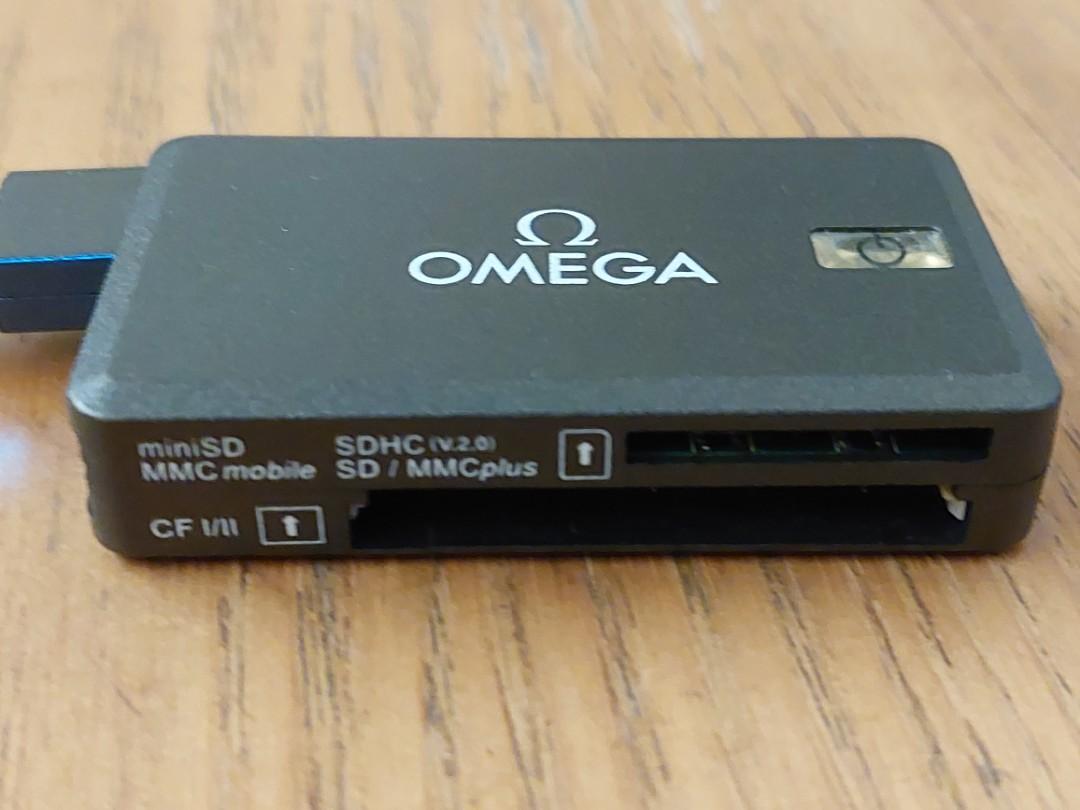 OMEGA card reader, 電腦＆科技, 電腦周邊及配件, 電腦周邊產品 on Carousell