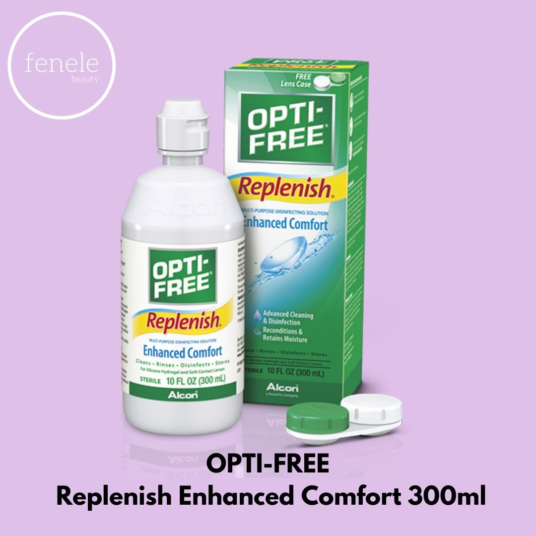OPTI FREE Replenish Enhanced Comfort Multi Purpose Disinfecting ...