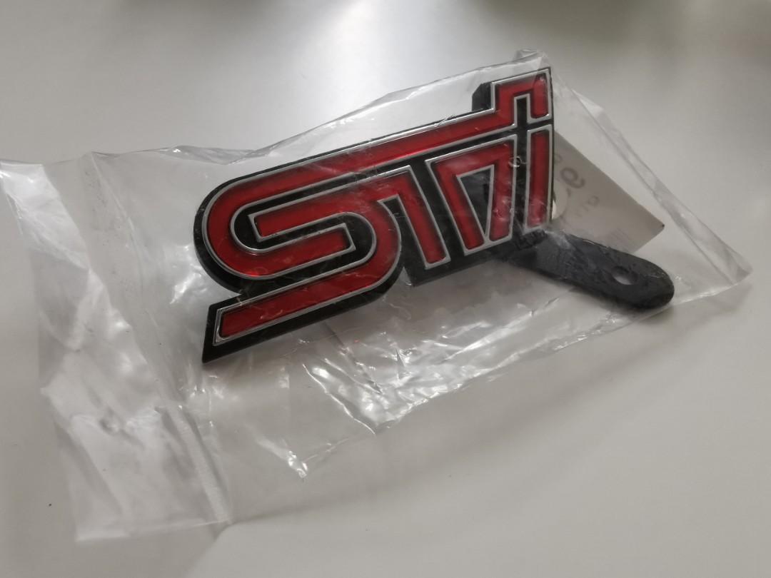 Original Subaru STI Impreza WRX Front Grille Badge Emblem, Car ...
