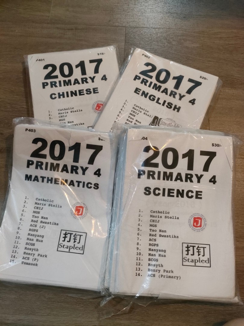 Past year papers for primary 4 to let go cheap, Hobbies & Toys, Books ...