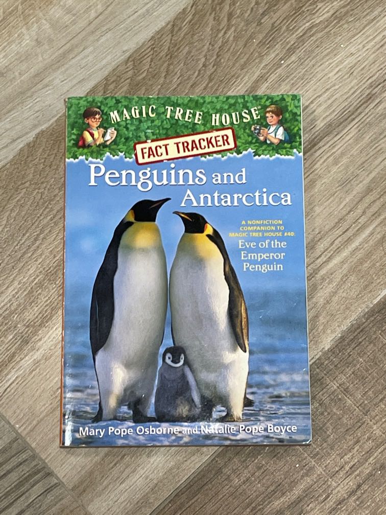 Magic tree house Penguins and Antarctica, 興趣及遊戲, 書本 & 文具, 小朋友書 - Carousell