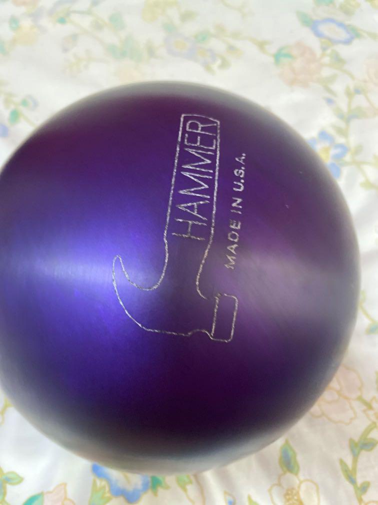 Purple hammer urethane ball, Sports Equipment, Sports & Games ...