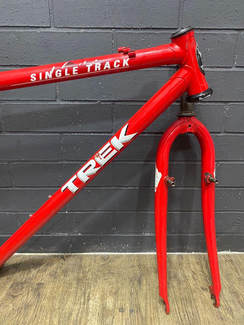 Retro ‘90 Trek 970 Singletrack MTB Frameset 16.5”, Sports Equipment ...