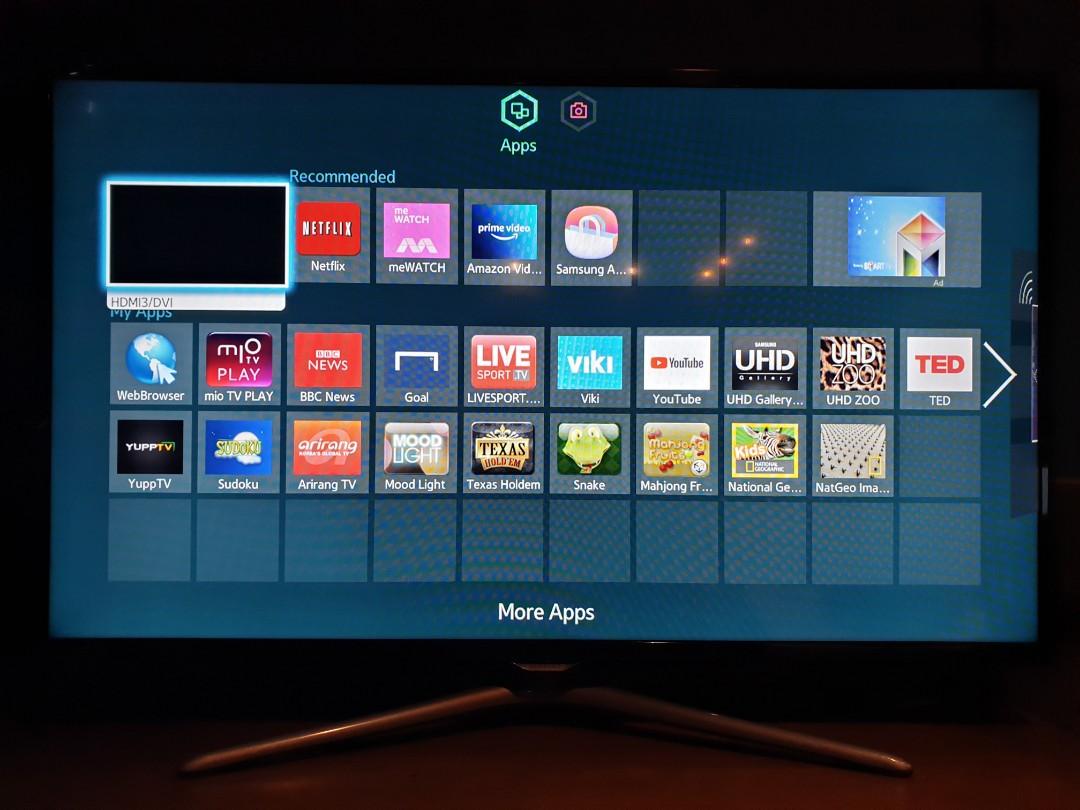 SAMSUNG 46" SMART FULL HD LED TV UA46F5500AM, TV & Home Appliances, TV ...