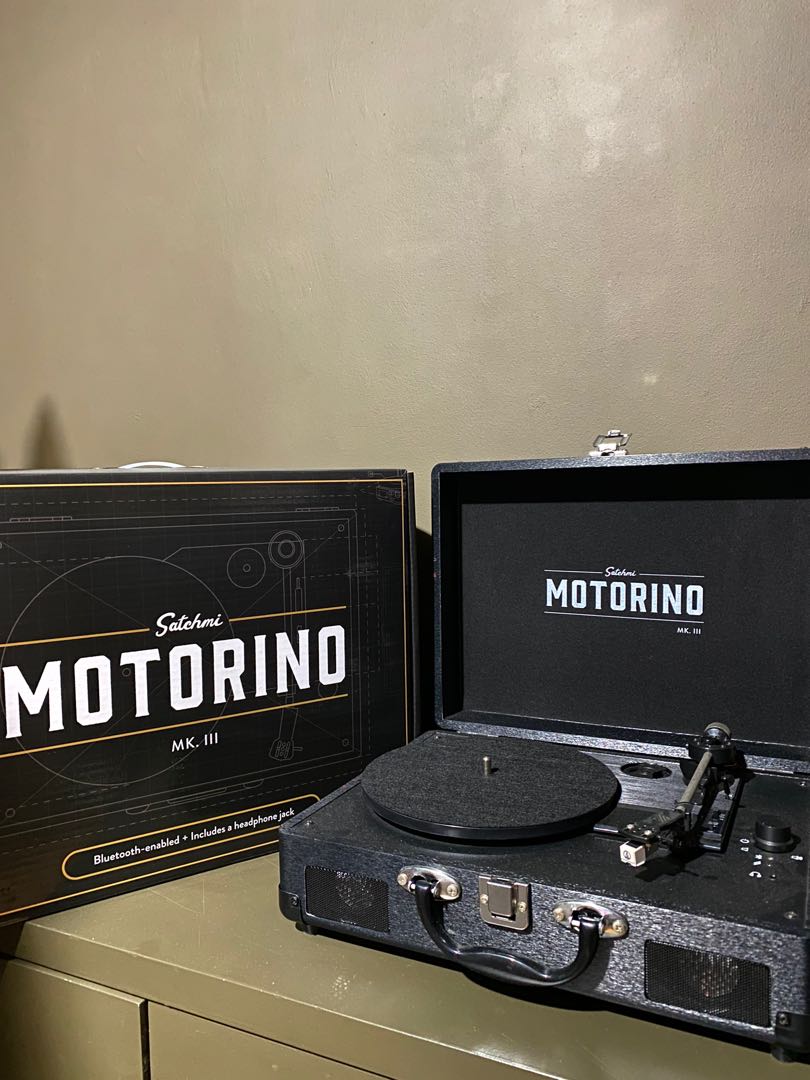 Satchmi Motorino Mk. III Portable & Bluetooth Turntable, Audio ...