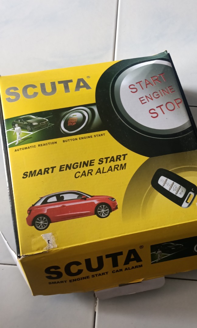 SCUTA PUSH START BUTTON ALARM, Auto Accessories on Carousell