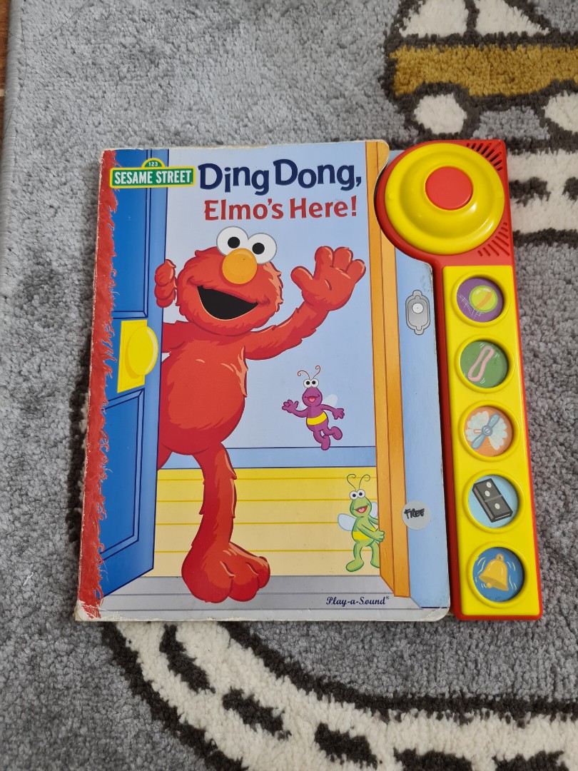 Sesame Street Elmo Board Book, Hobbies & Toys, Books & Magazines ...