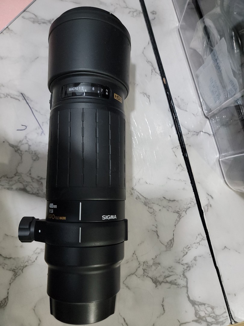 Sigma 400mm f5.6 Macro EF Mount Fully MF, 攝影器材, 鏡頭及裝備 - Carousell