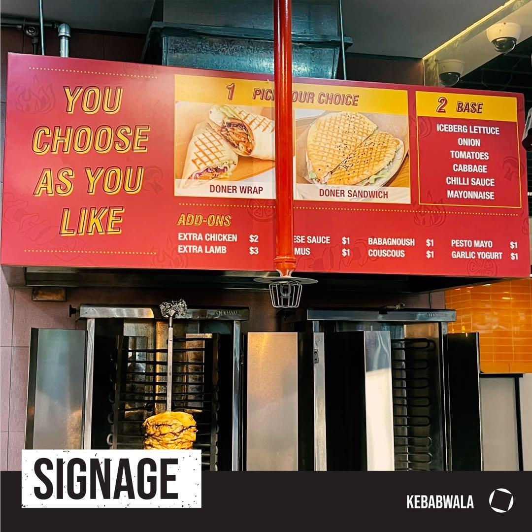 Signage for Pricing and Menu, Business Services, Printing, Design ...