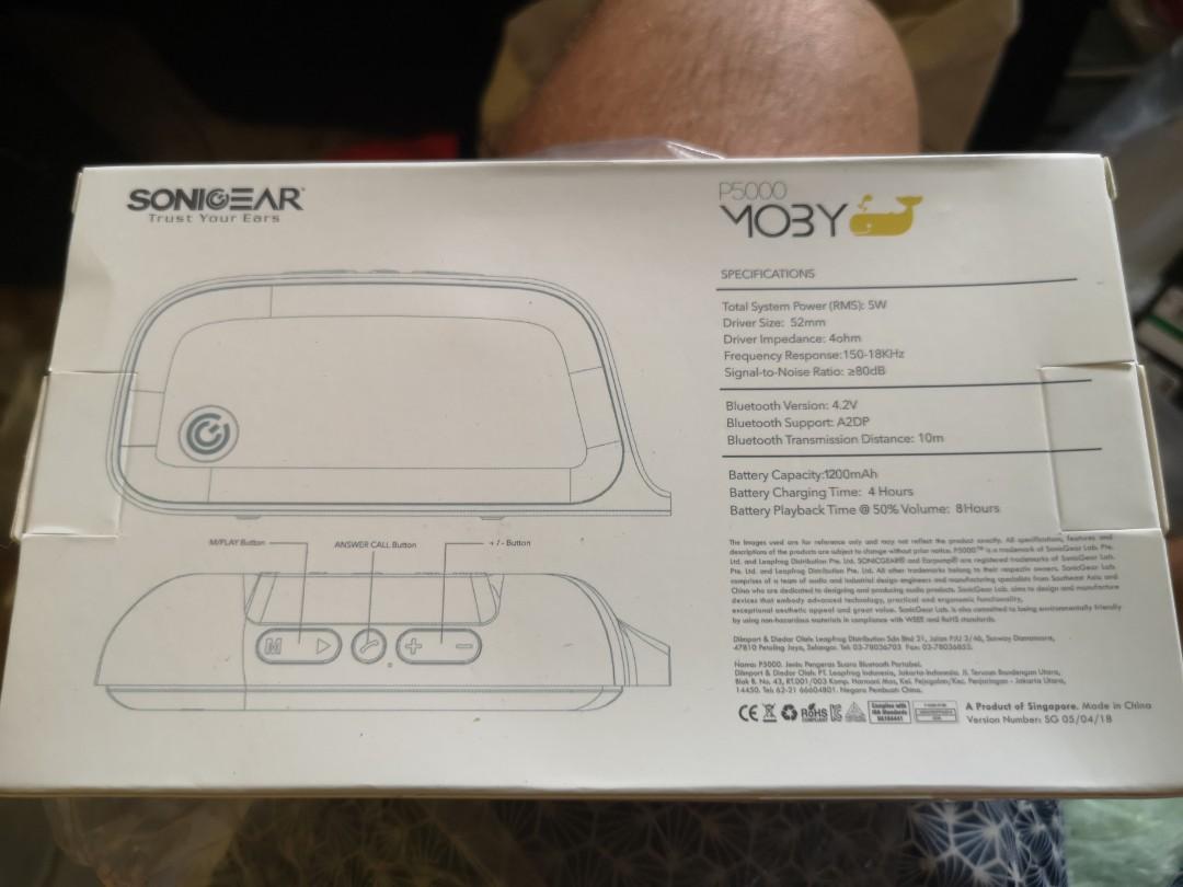 Sonic Gear Moby P5000, Audio, Soundbars, Speakers & Amplifiers on Carousell